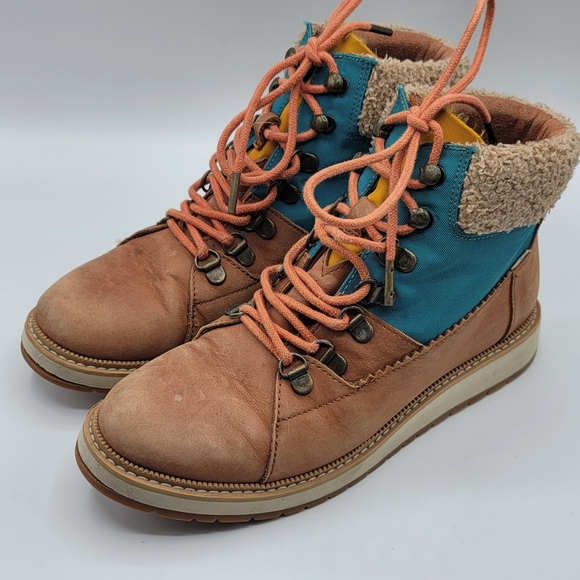 Toms | Shoes | Toms Mesa Women Lace Up Waterproof Ankle Boots Women 6 ...